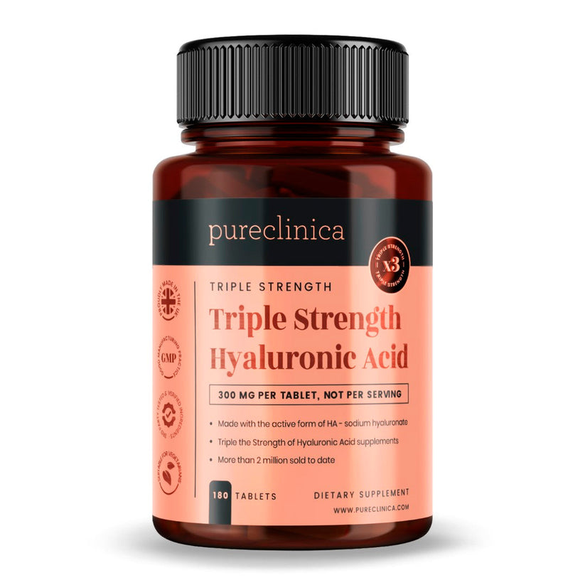 Triple Strength Hyaluronic Acid (HLA /HA) supplement - 300mg per tablet ...