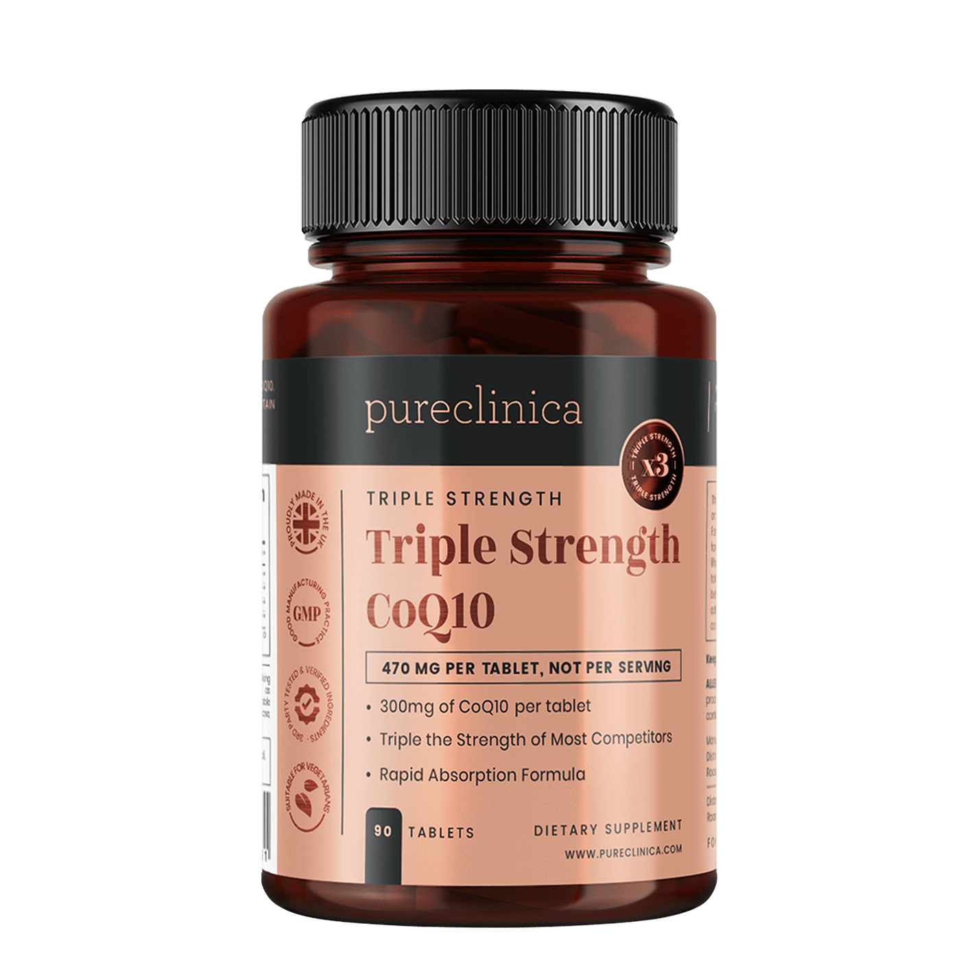 CoQ10 - 300mg x 90 tablets (sustainably fermented and pure CoQ10) – us ...