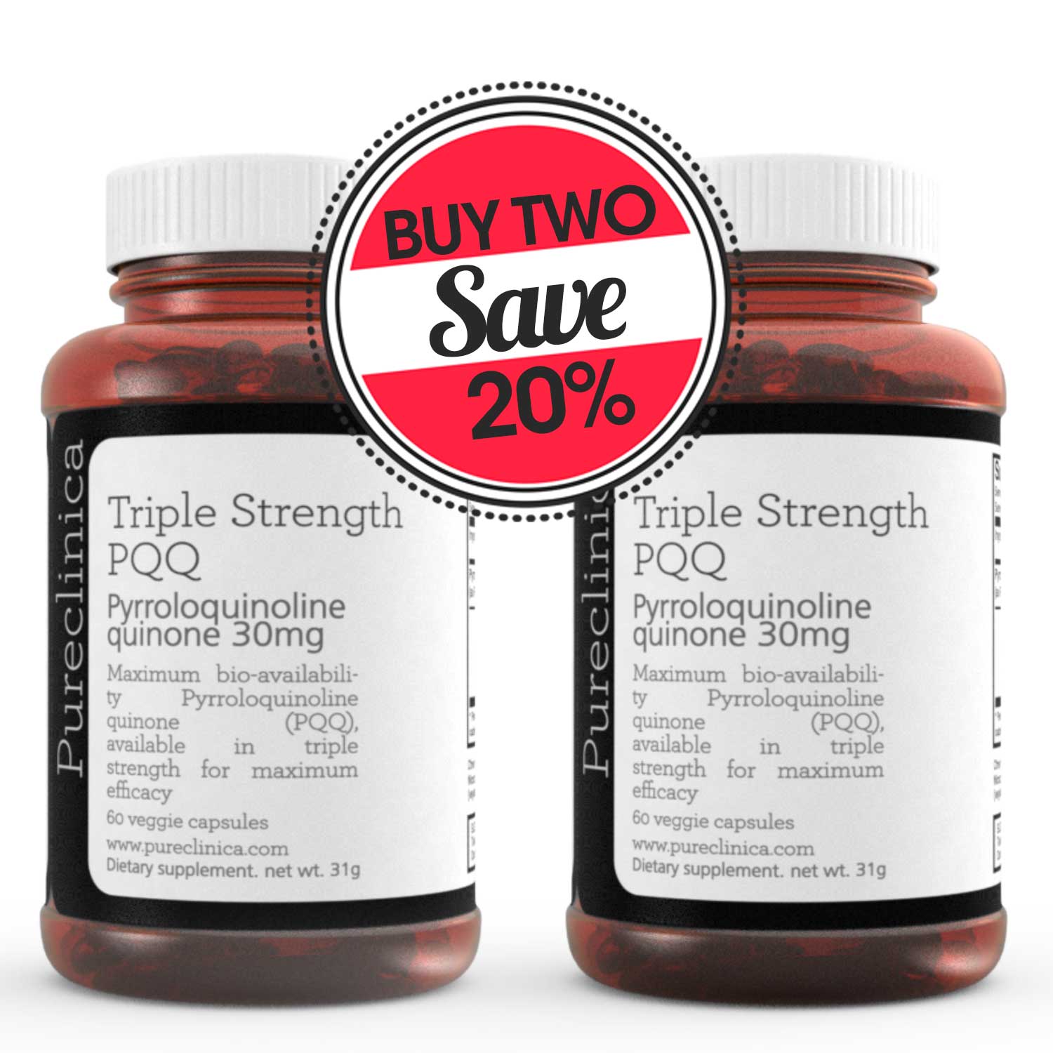 Triple Strength PQQ (Pyrroloquinoline Quinone) 30mg x 60 tablets! - us ...